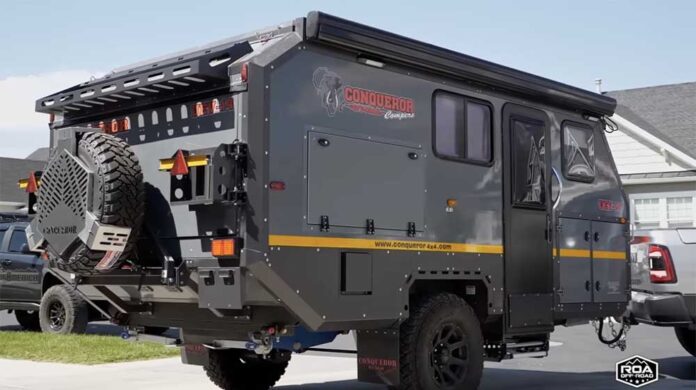 The New 2023 Conqueror UEV-14 Off-Road Trailer is a Beast